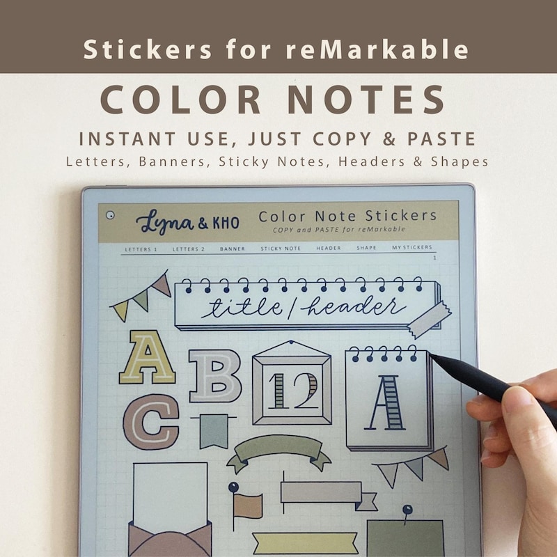 Color Tile Letters - Etsy