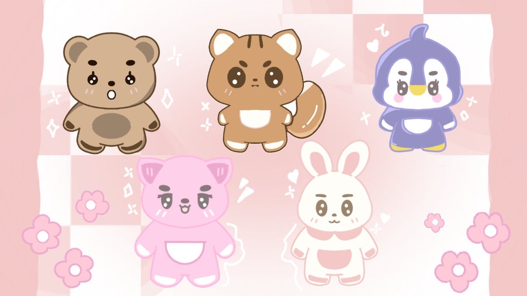 TXT Plush Bag Chain - Etsy