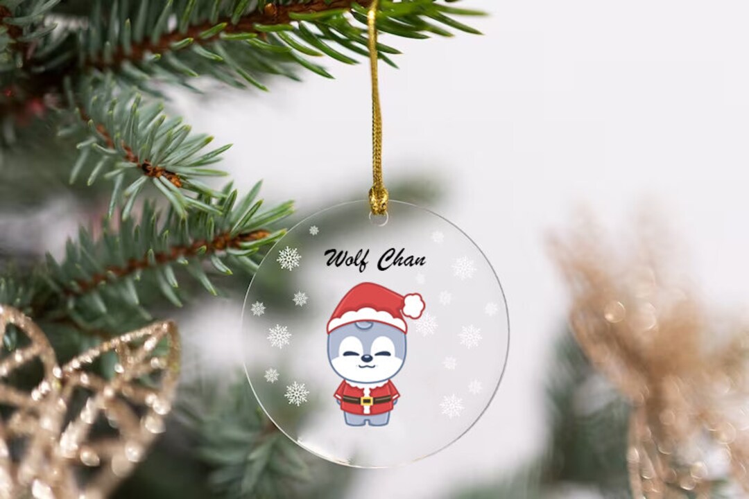 Skz Wolf Chan Tree Ornaments|cute Christmas Tree Decoration|kpop ...