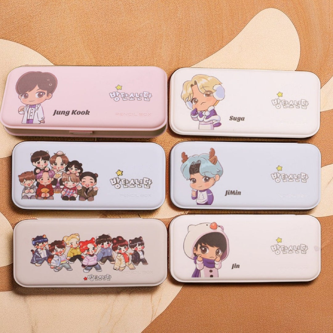 Back to School Kpop BTS Pencil Box for Armybts Merchbts - Etsy