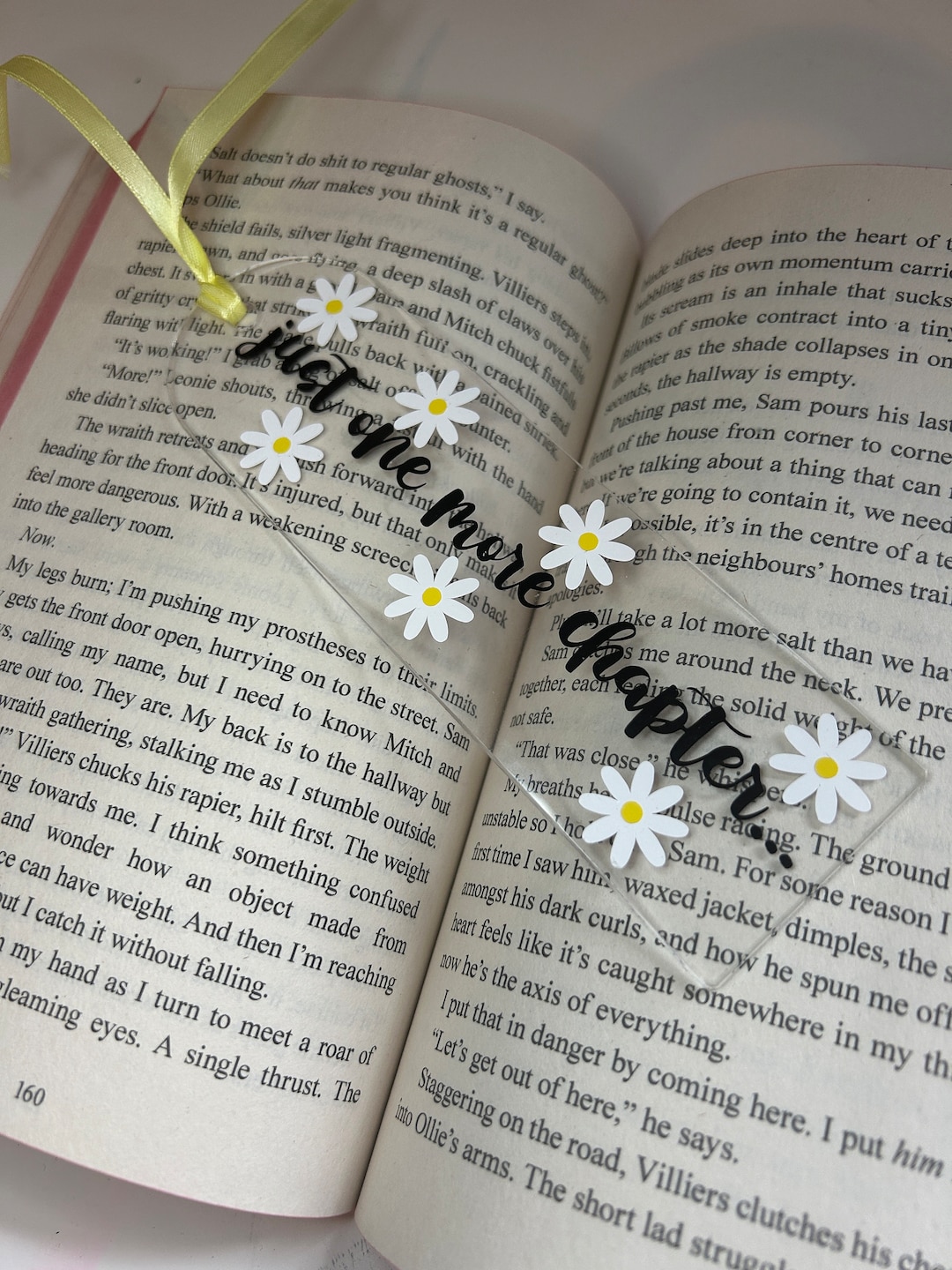 Just One More Chapter Bookmark | Book Gift | Book Present | Acrylic ...