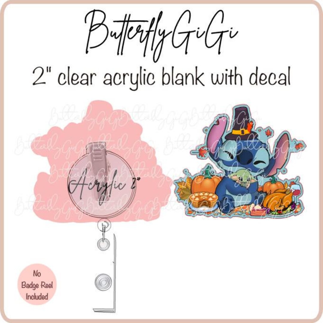 Blue Alien Fall Acrylic Blank and Decal - Etsy