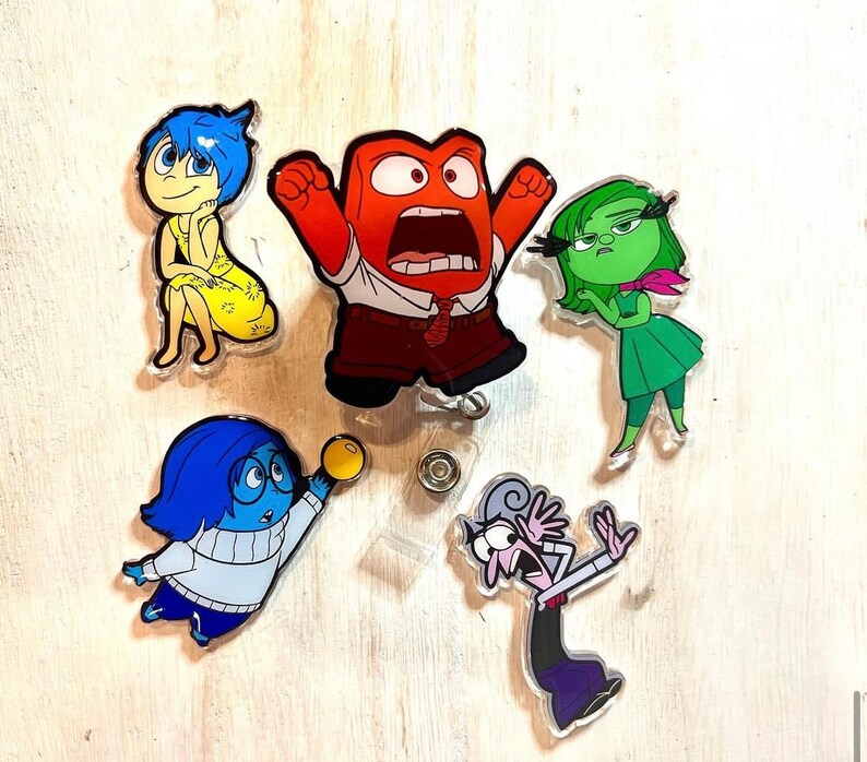 Anger Inside Acrylic Blank and Decal I Badge Reel I Craft Supplies - Etsy