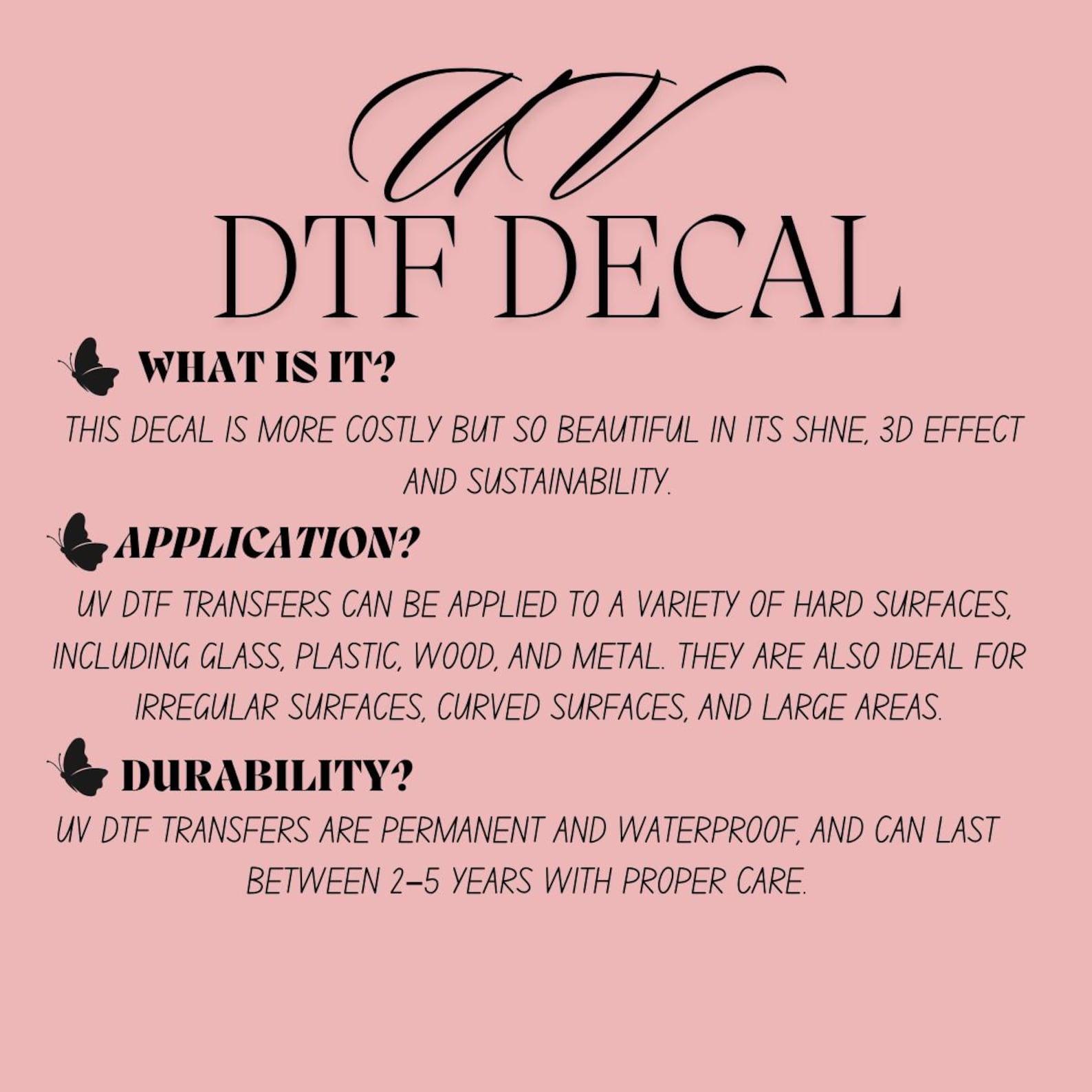 Stay Hydrated UV DTF SHEET I Badge Reel Supply - Etsy