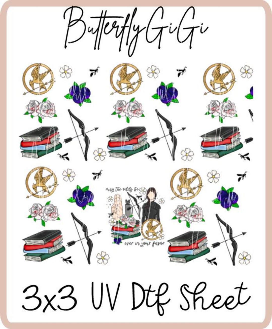 May the Odds UV DTF SHEET I Badge Reel Supply - Etsy