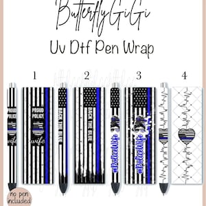 POLICE Uv Dtf Pen Bookmark Wrap - Etsy
