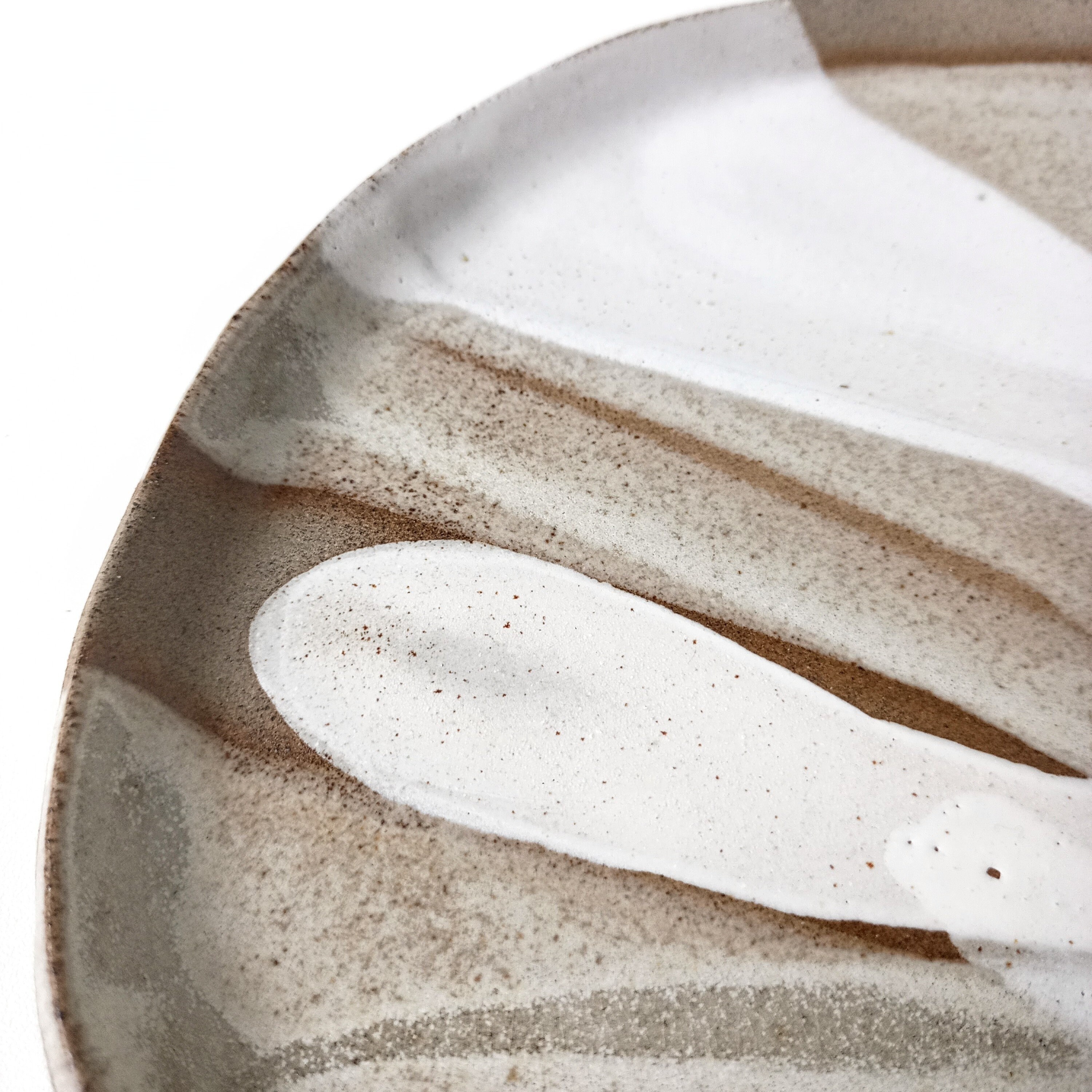 Stoneware Plate / 22 Cm / Ceramic Plate / Unique Plate / Art Plate ...