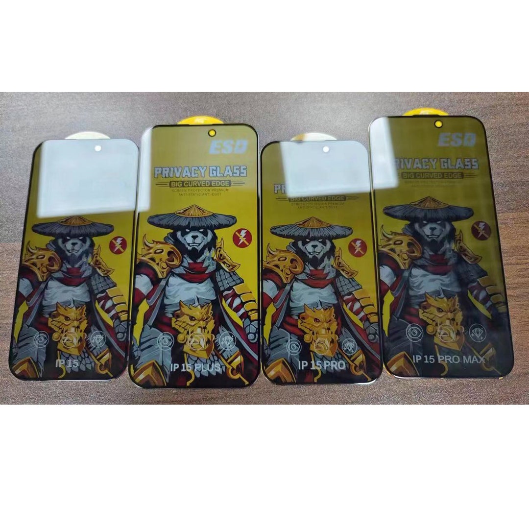 5pcs Privacy Tempered Glass Screen Protector Film Big Curved - Etsy