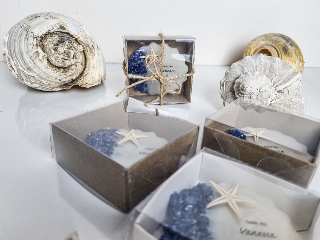 Custom Epoxy Wedding Magnet Favors: Starfish Save the Date Gifts - Etsy