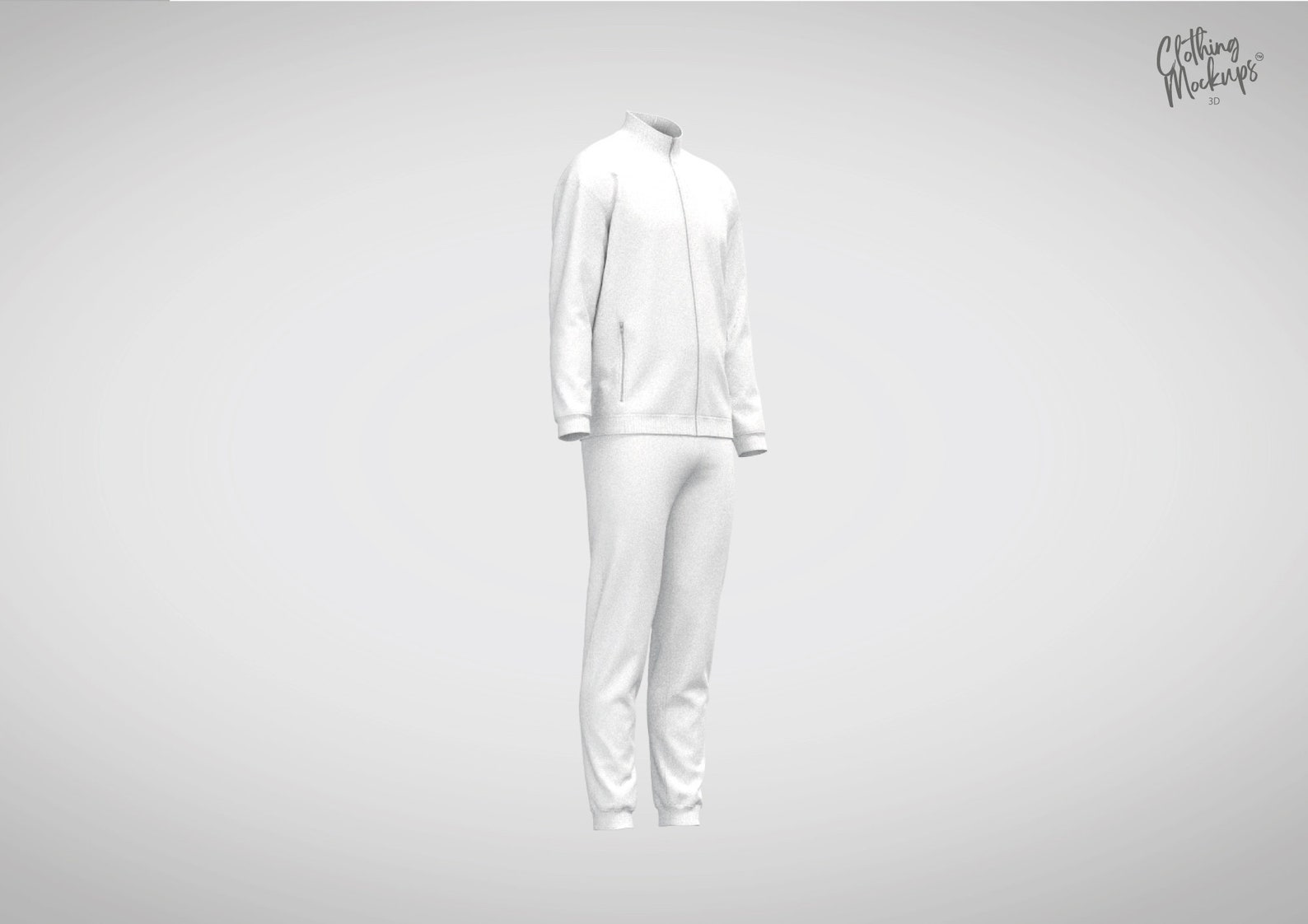 3D Tracksuit Procreate / Obj / Blender / Marvelous Designer / CLO3D ...