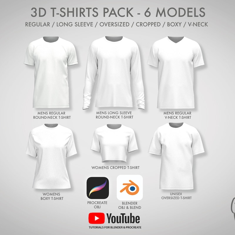 Procreate Models for Drawing Clothes - Etsy UK