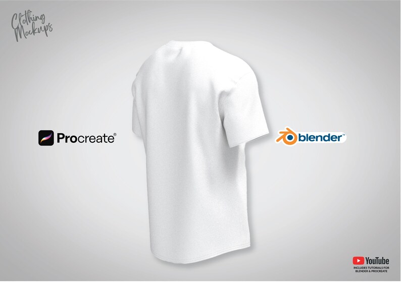 3D Baseball Jersey Mockup: Procreate & Blender File - Etsy
