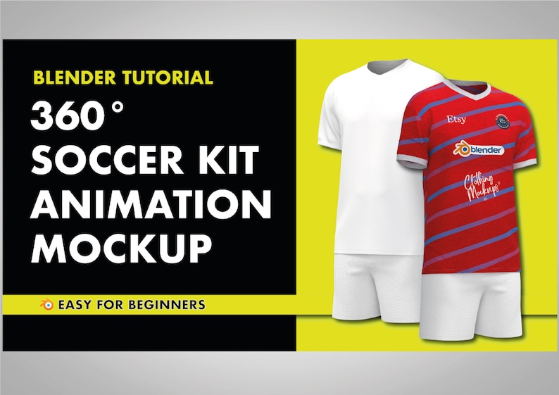 3D Soccer Kit Jersey & Shorts Procreate Blender 3D Football Kit Shorts ...