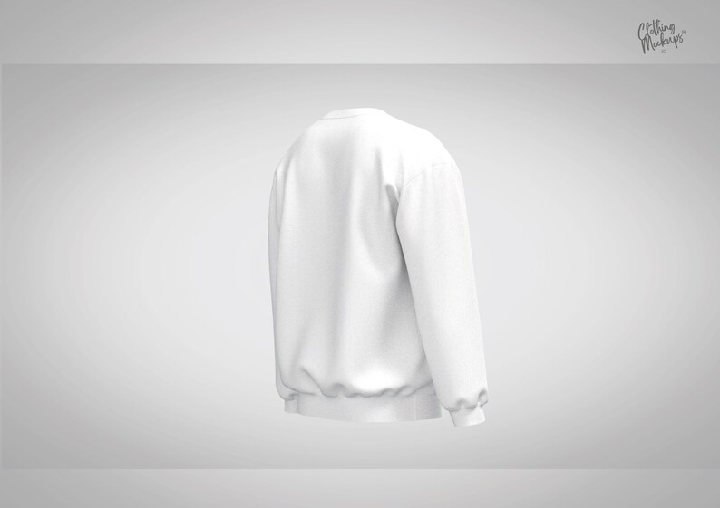 3D Sweatshirt Procreate Blender Photoshop Youtube Tutorial Mockup ...