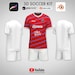 3D Soccer Kit Jersey & Shorts Procreate Blender 3D Football Kit Shorts ...
