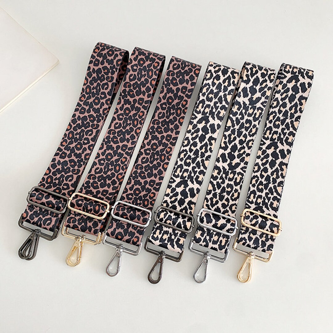 Leopard Wide Shoulder Straps,purse Straps,adjustable Crossbody Bag ...