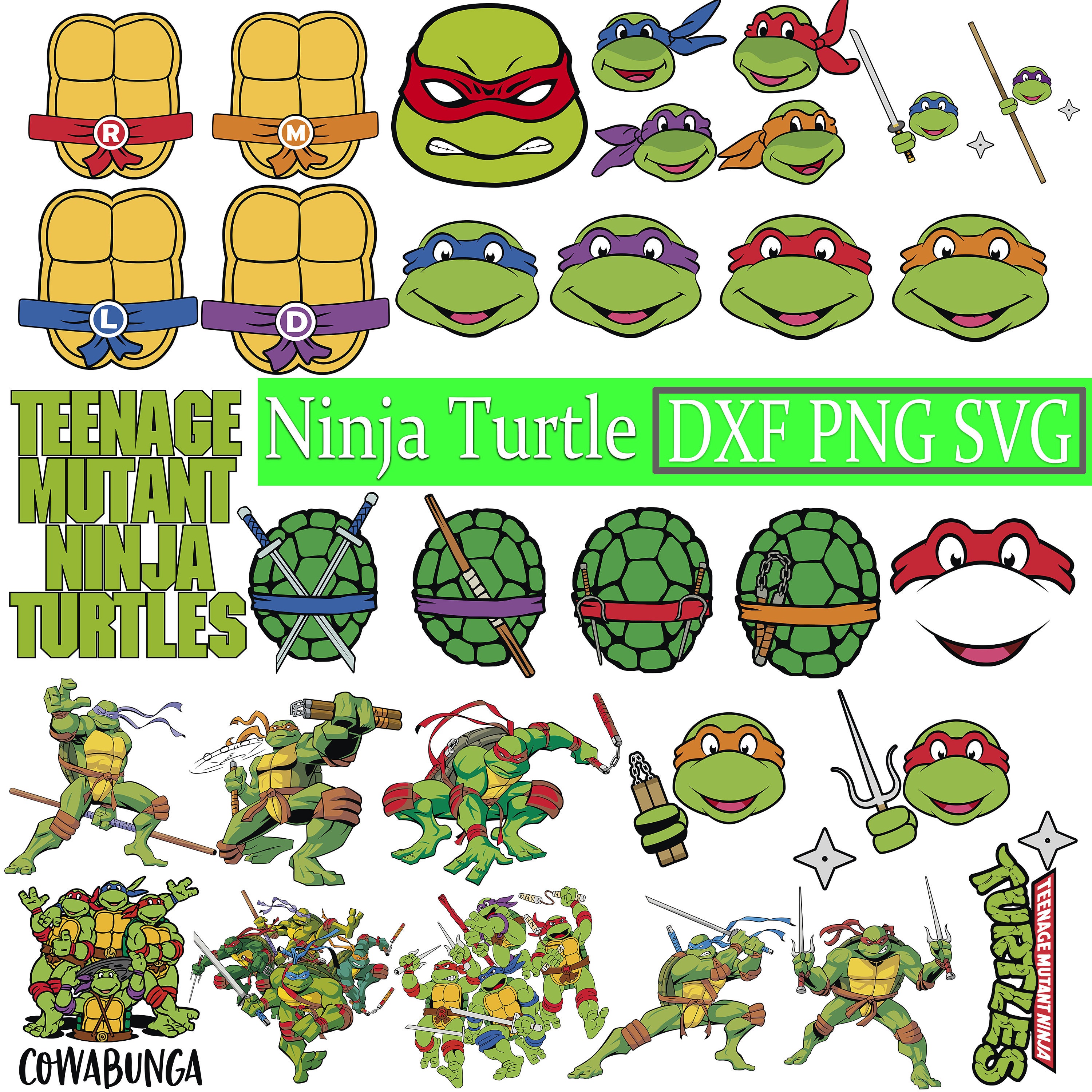 Ninja Turtle Shell Clipart