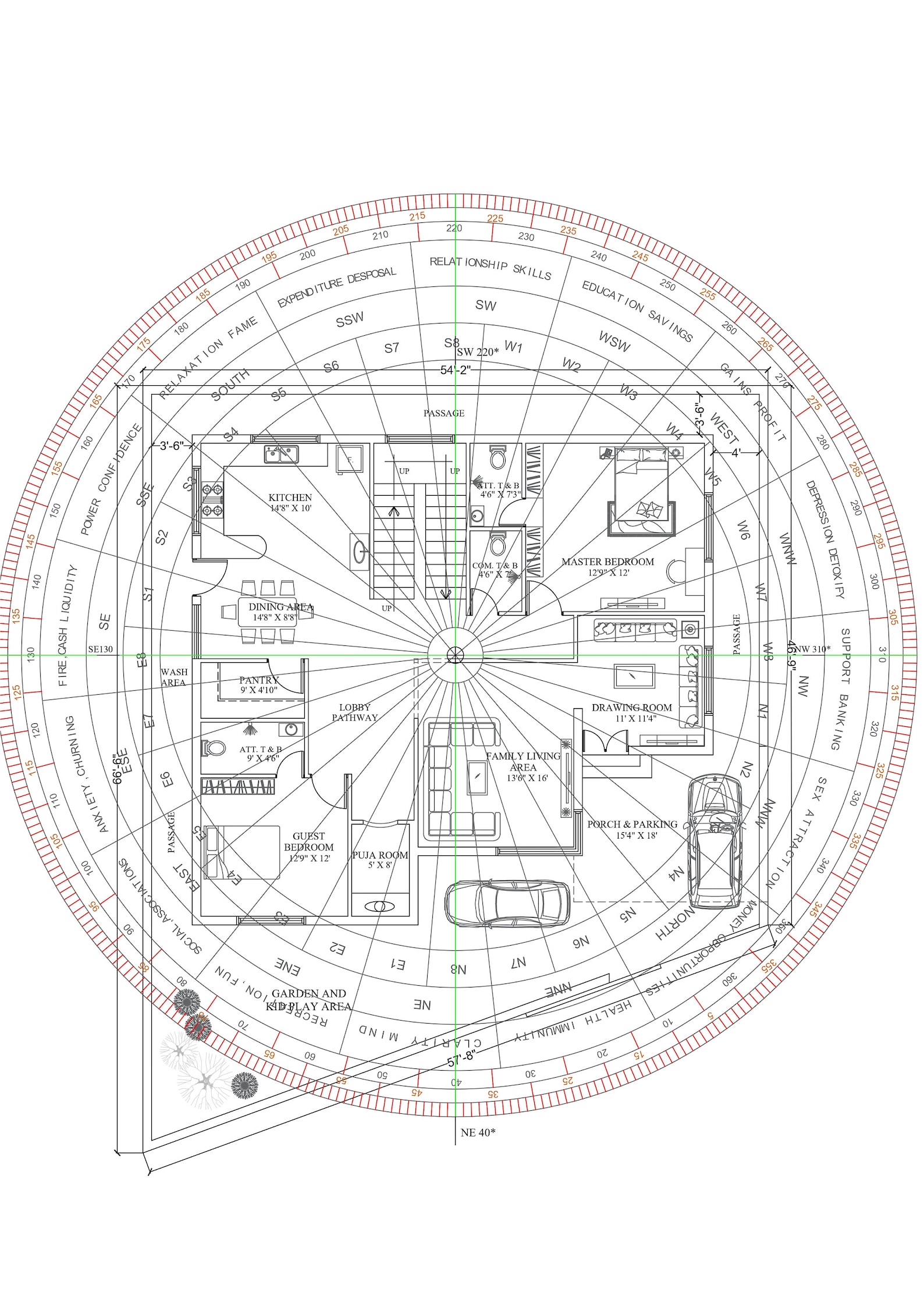 Vastu Chakra 4 PDF, 4 DWG Auto-cad File, Vastu Shakti Chakra Instant ...