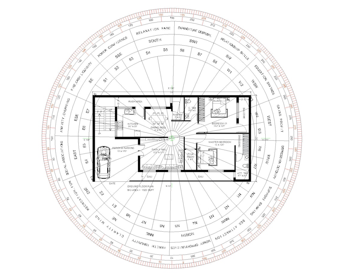 Vastu Chakra 4 PDF, 4 DWG Auto-cad File, Vastu Shakti Chakra Instant ...