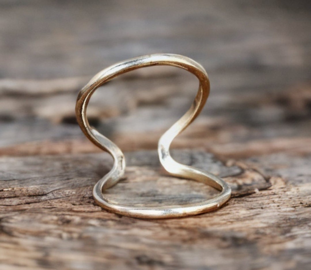 Splint Knuckle Ring, Silver Ring, 925 Silver Ring, Anxiety Ring ...