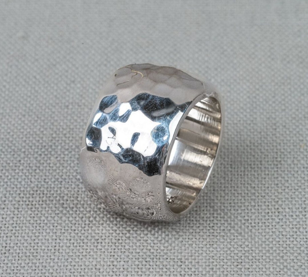 Silver Rings, 925 Sterling Silver, Silver Wide Ring, Thumb Ring ...