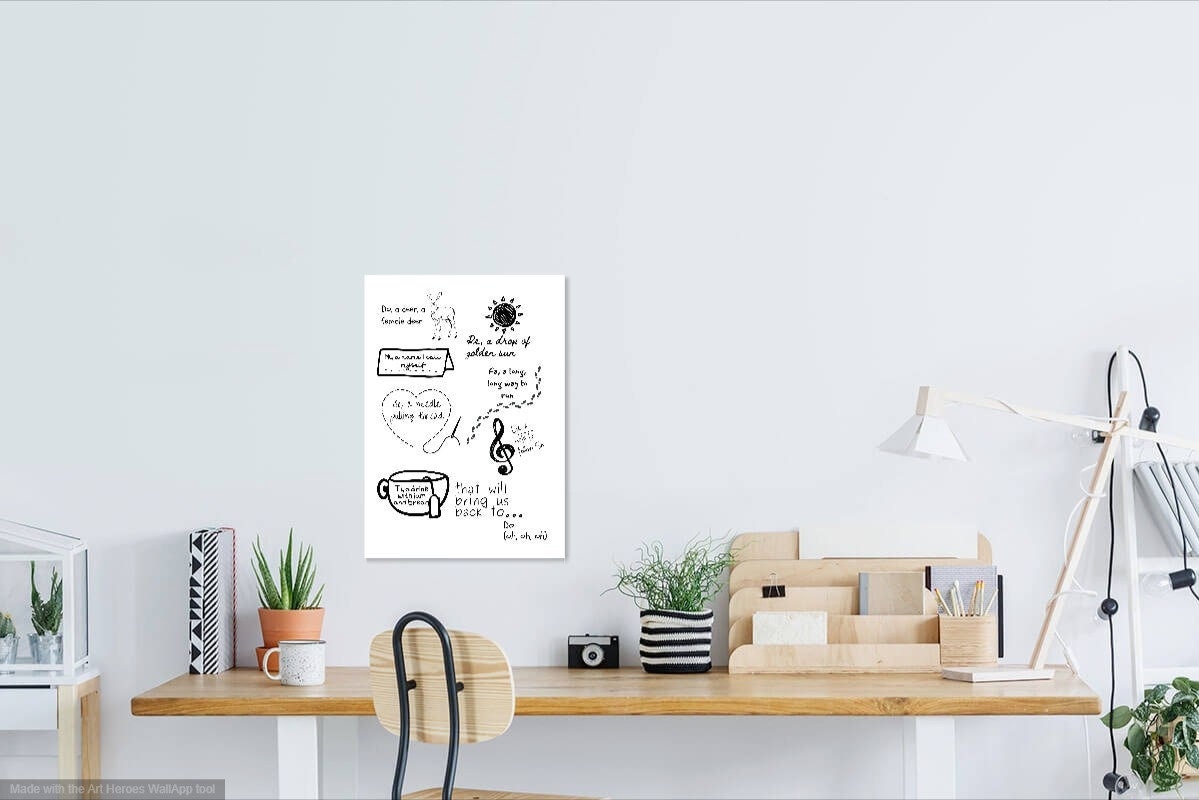 Sound of Music Do Re Mi Doe a Deer Digital Print Home Office Decor ...