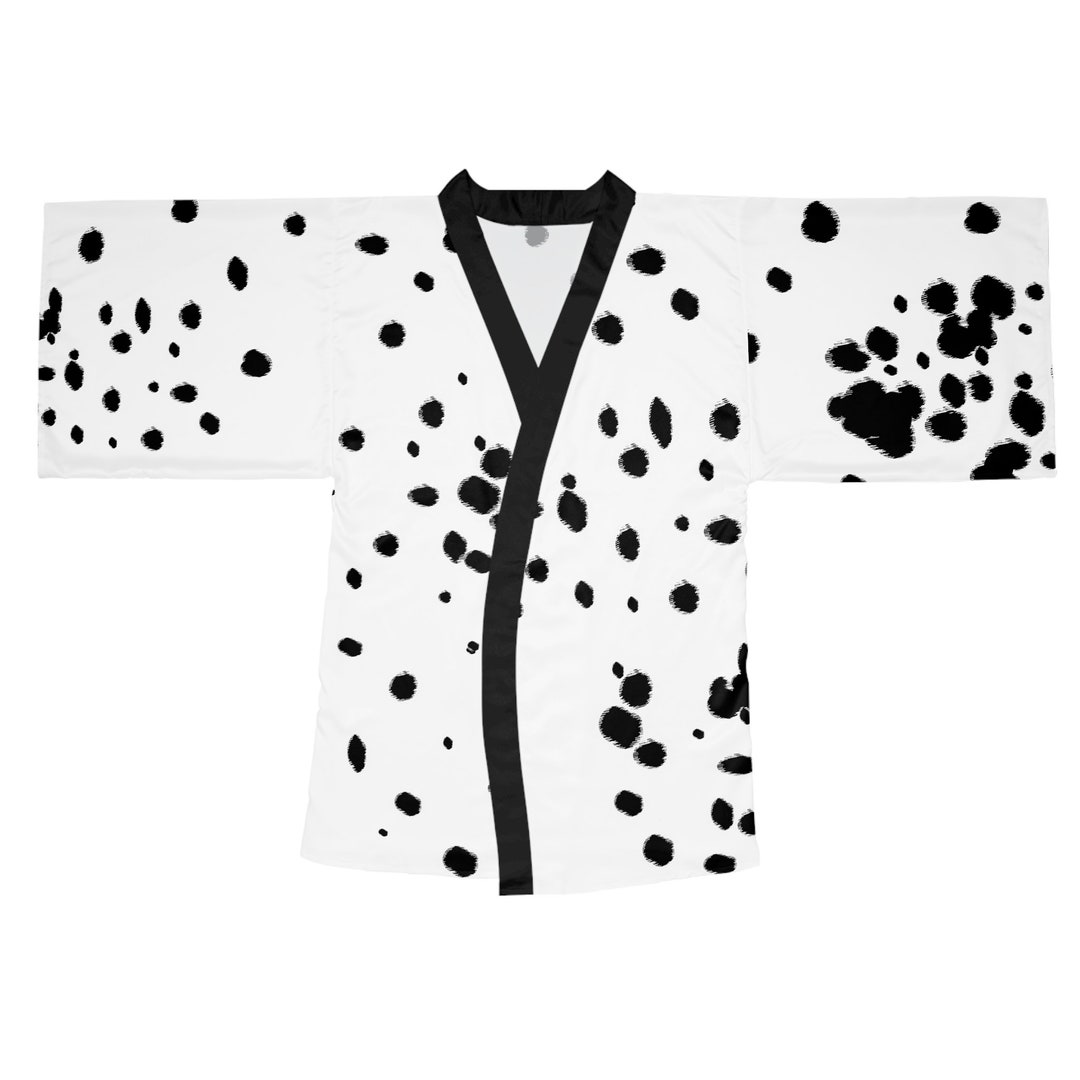Dalmatian Print Long Sleeve Kimono Style Robe - Etsy