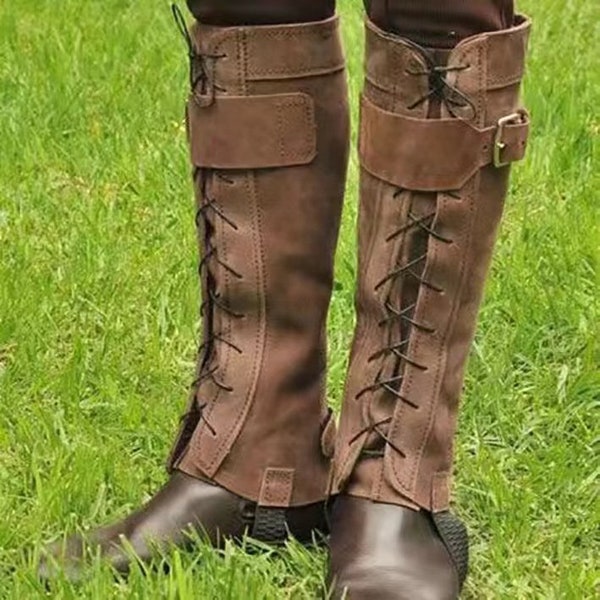 Medieval Boot Spat - Etsy