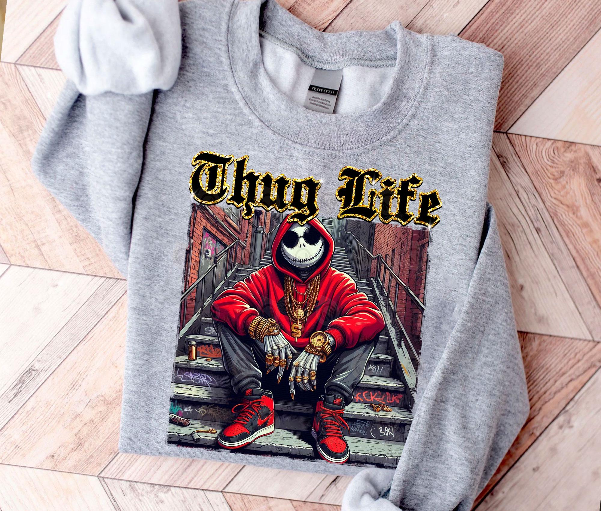 Thug Life PNG, Jack Skeleton, Christmas Movie Character, Street Style ...