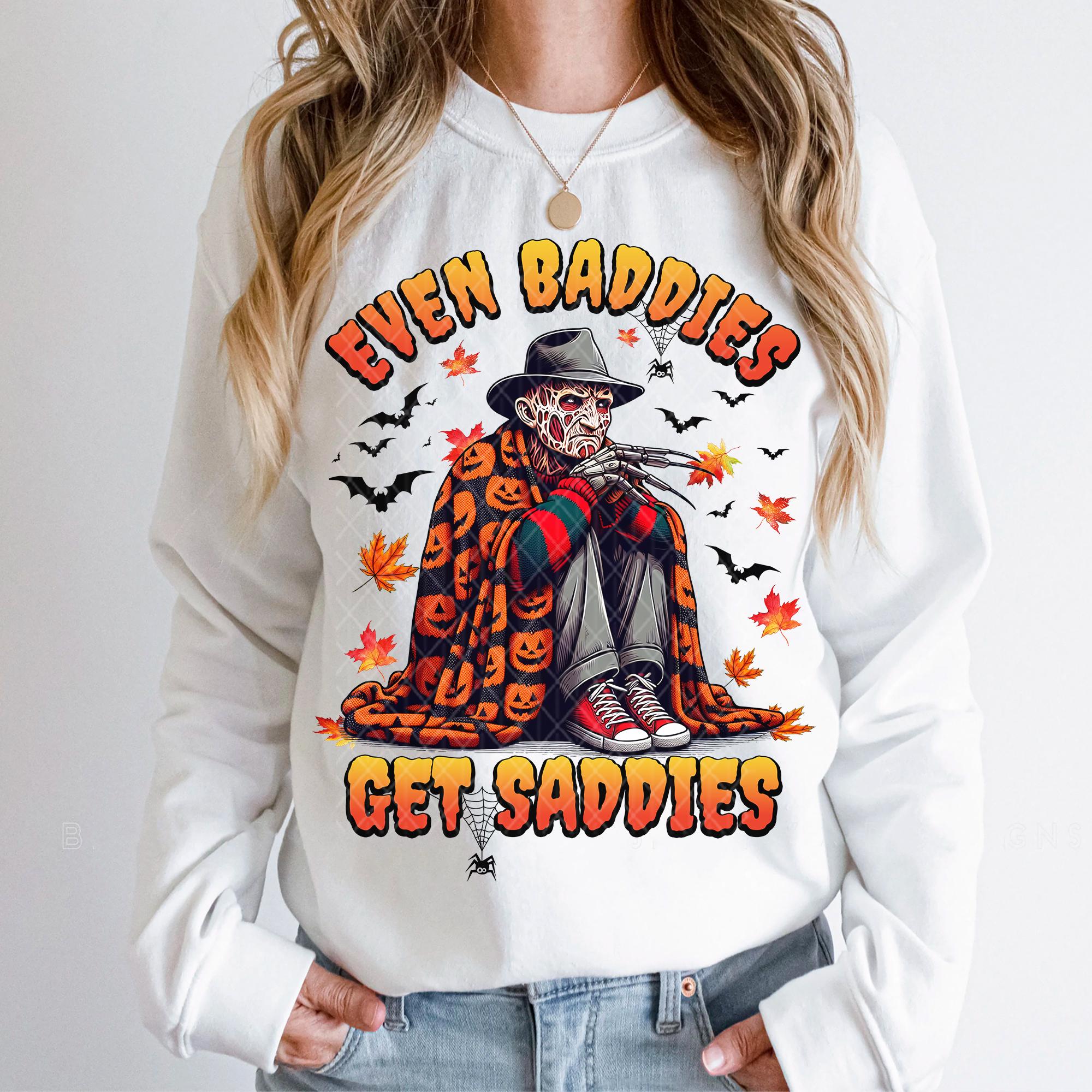 7 Designs Even Baddies Get Saddies Png, Horror Clipart Png, Horror ...