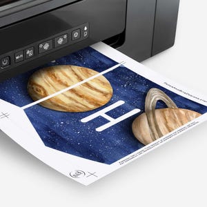 Solar System Birthday Banner, Outer Space Party, Planets Banner, Cosmos ...