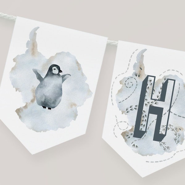 Penguin Banner - Etsy