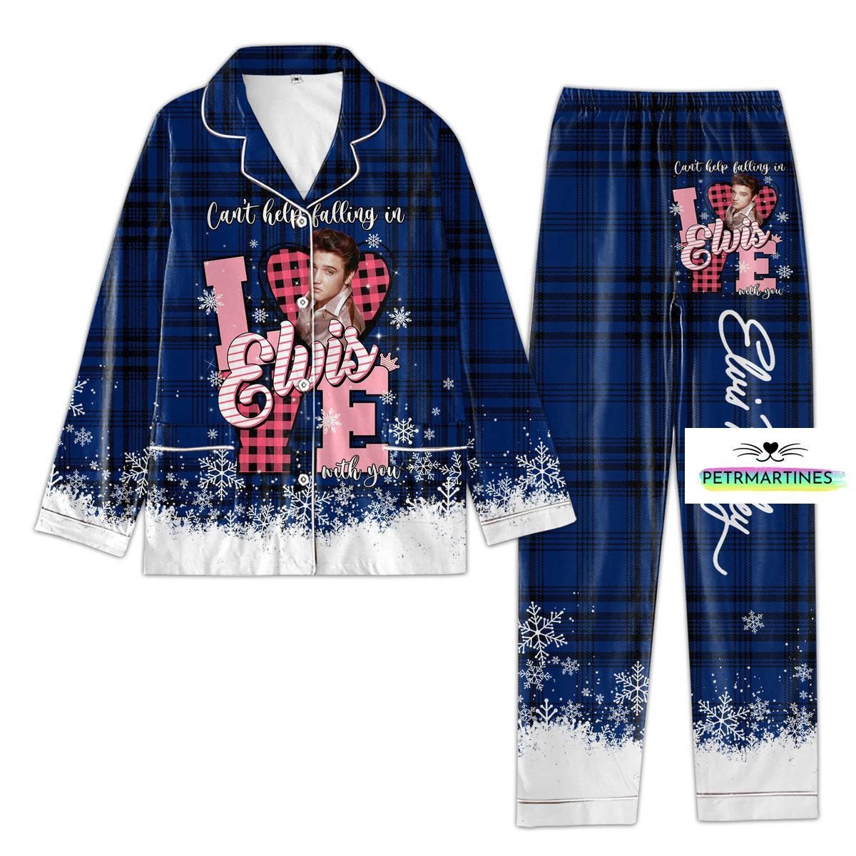 Elvis Presley Pajamas Elvis Presley Pajamas Set I Love Elvis - Etsy