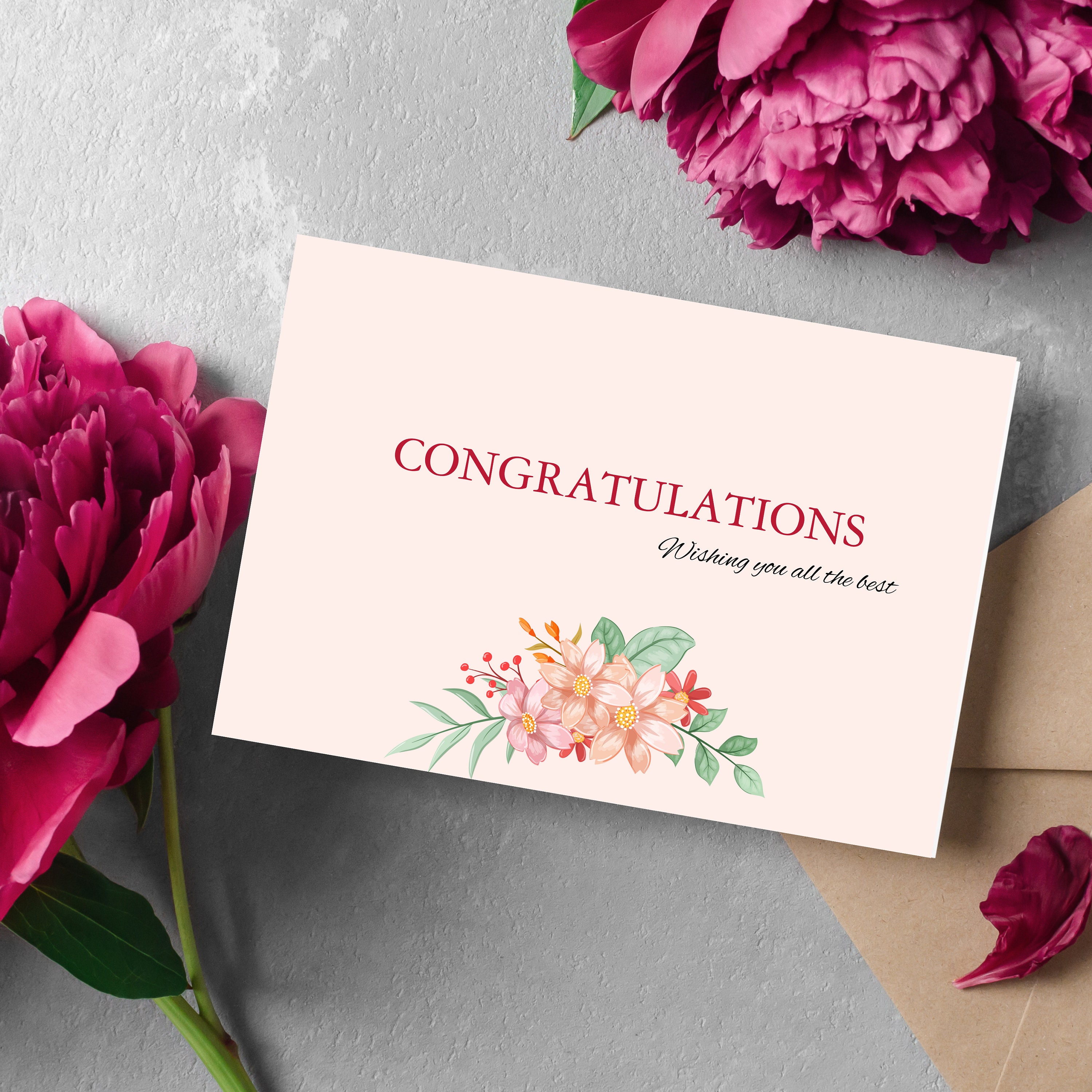 Printable Congratulations Card, Ecard Congratulations, Greeting Card - Etsy