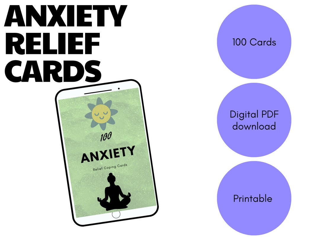 Anxiety Coping Cards | Anxiety Cards | Anxiety Printables | Anxiety ...