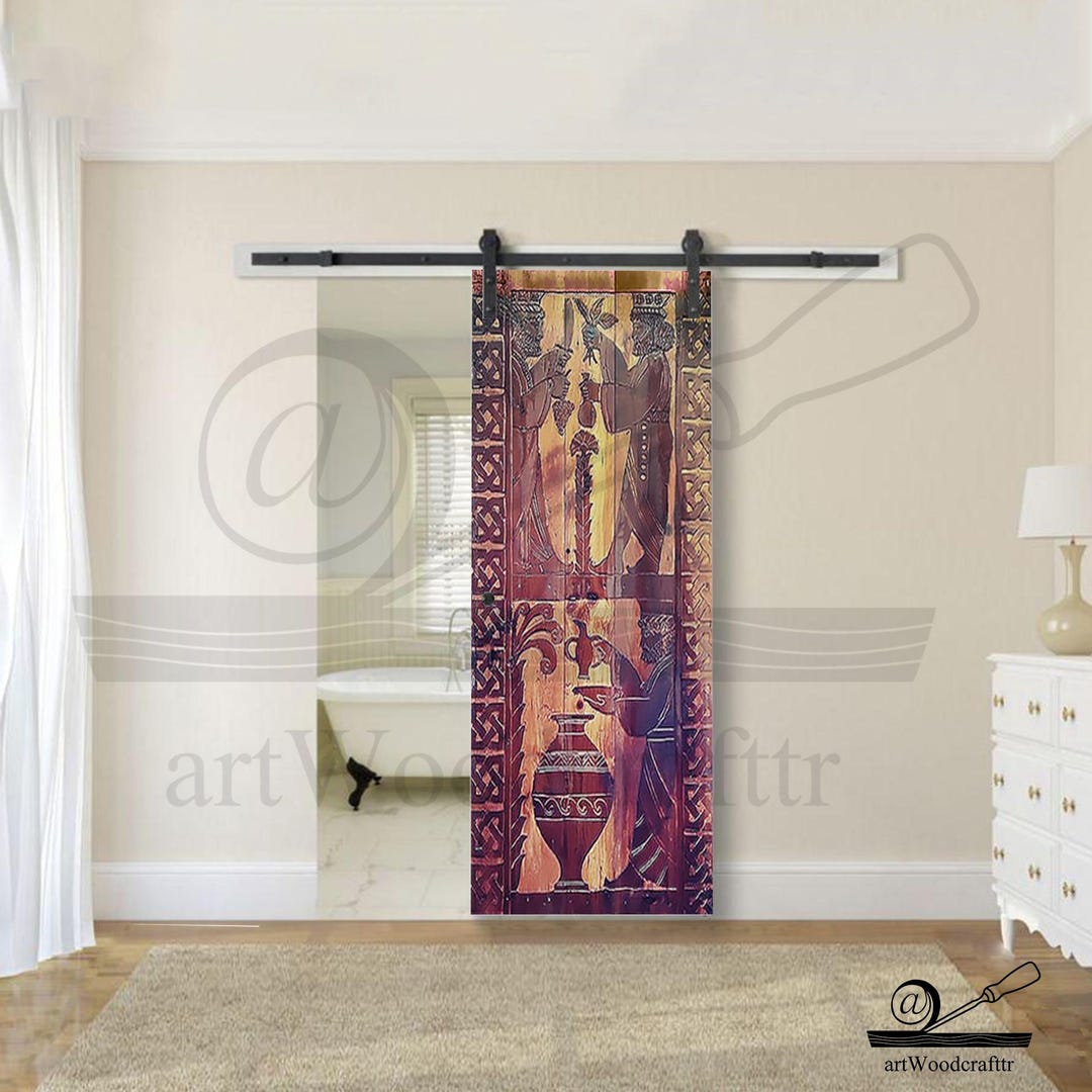 Mesopotamian Motif Door | Ancient Wall Panel | Custom Size Entrance ...