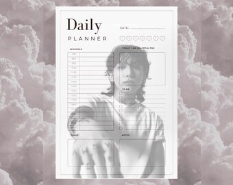 BT21 Daily Planner TATA BTS Daily Planner A4 Printable - Etsy