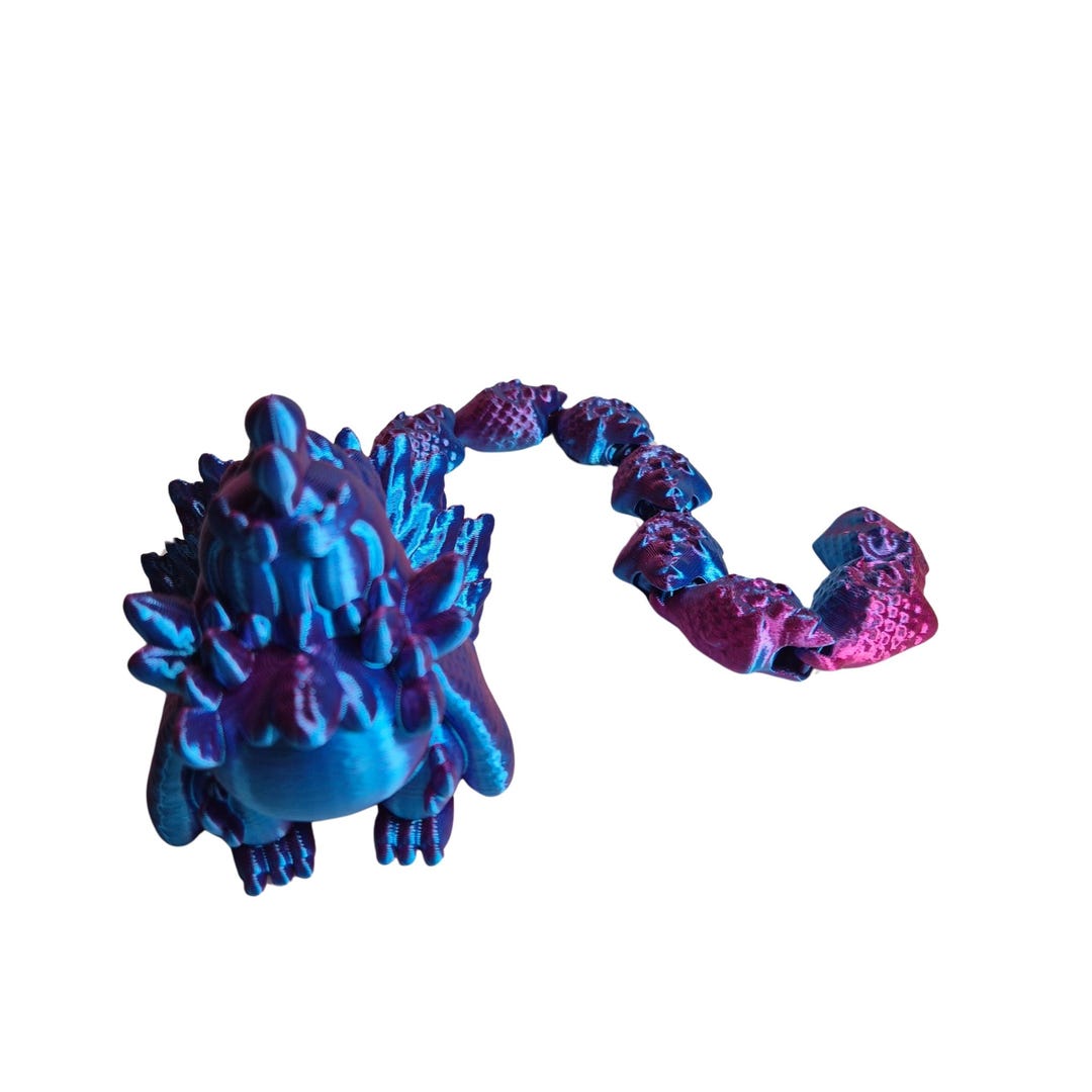 3D Printed Articulated Chicken Dragon | ADHD Fidget Toy | Unique ...