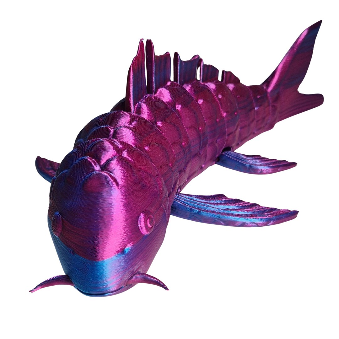 Articulated Koi Fish Fidget Toy | 3D Printed Stress Reliever for Adults ...