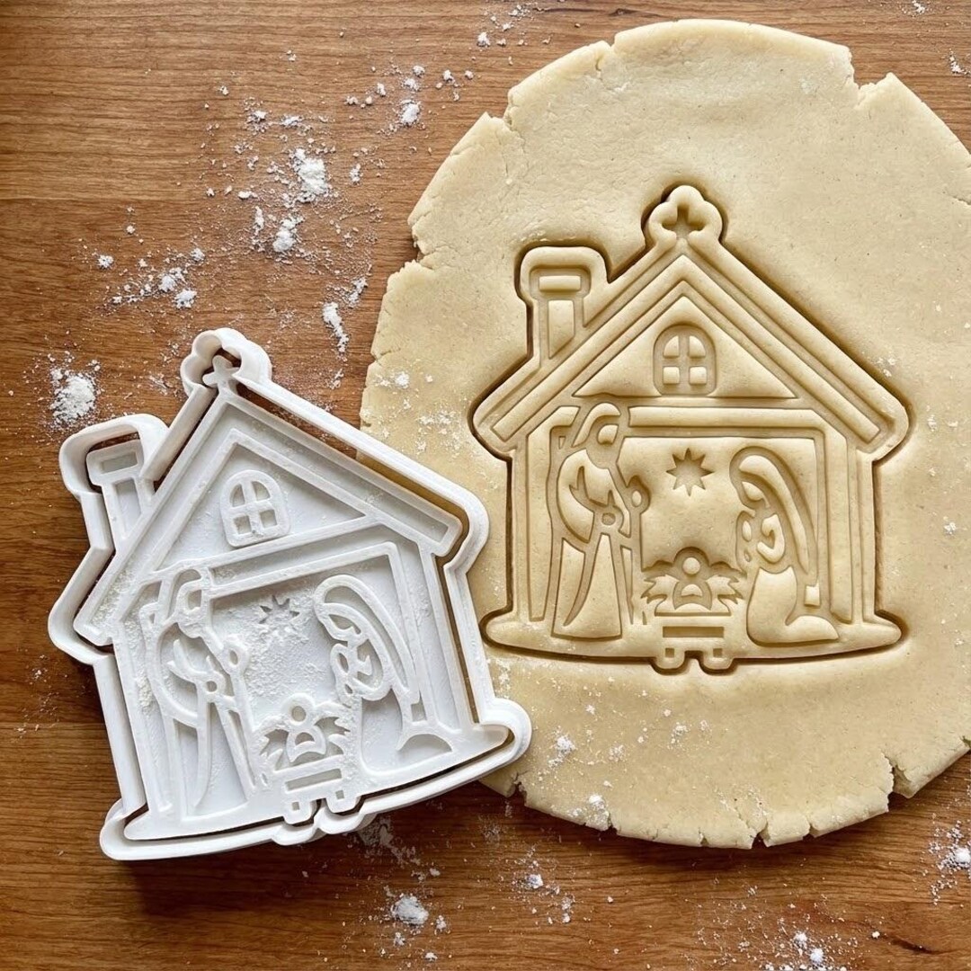 Christmas Nativity Scene Cookie Cutter Set, Multi-size Holy Family Mold ...