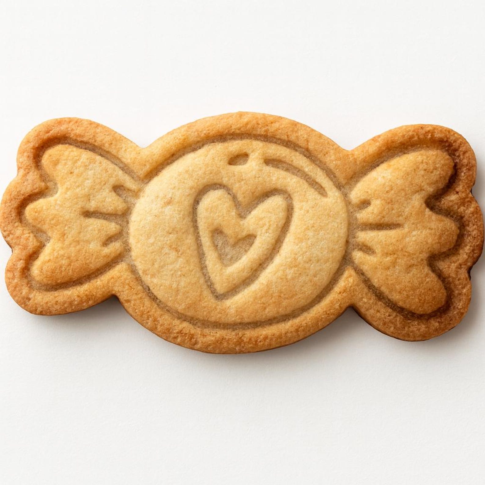 Candy in Wrapper With Heart Cookie Cutter & Stamp Set, 3 Sizes Sweet ...