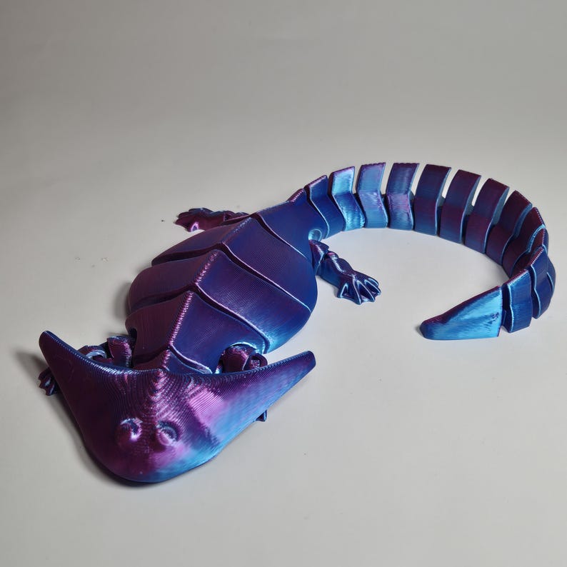Flexi Diplocaulus | 3D Printed Articulated Prehistoric Toy | Unique ...