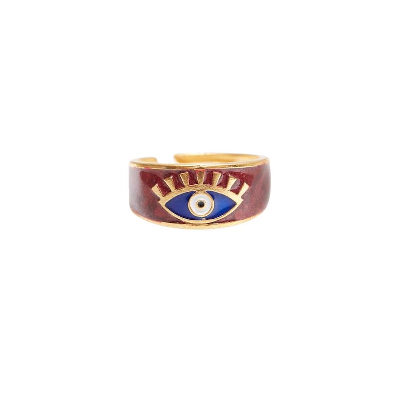 Red Eye Ring - Etsy