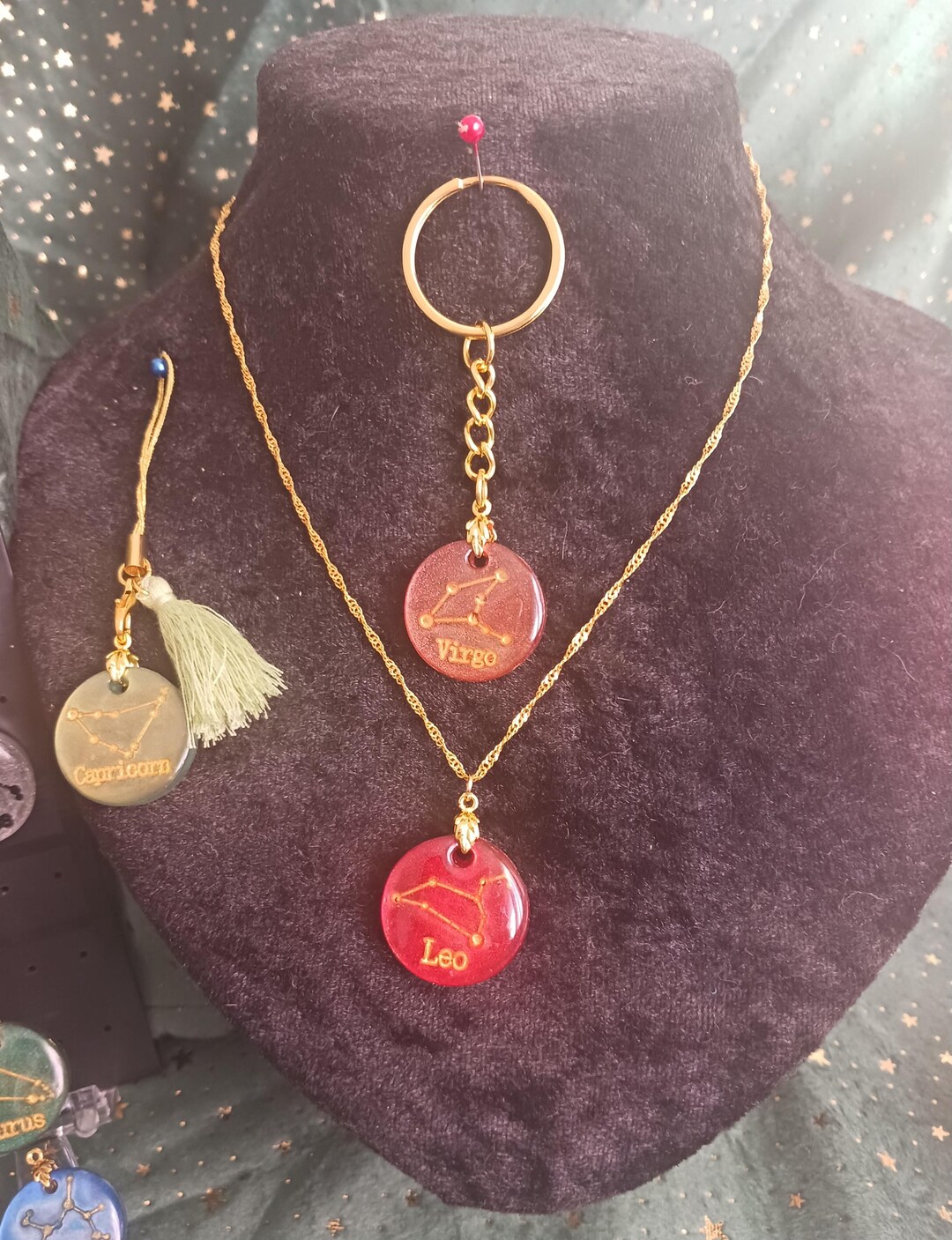 Personalized Constellation Jewelry — Constellation Pendant — Zodiac ...