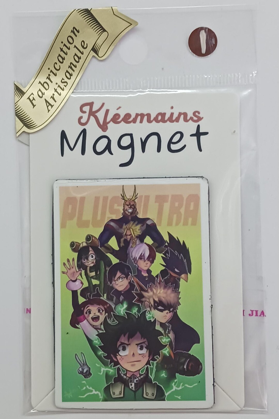 Magnet My Hero Academia Magnet Manga Kawaii Personalized Set Original ...