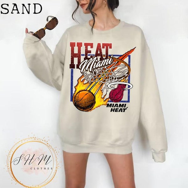 Vintage Miami Heat Sweatshirt - Etsy