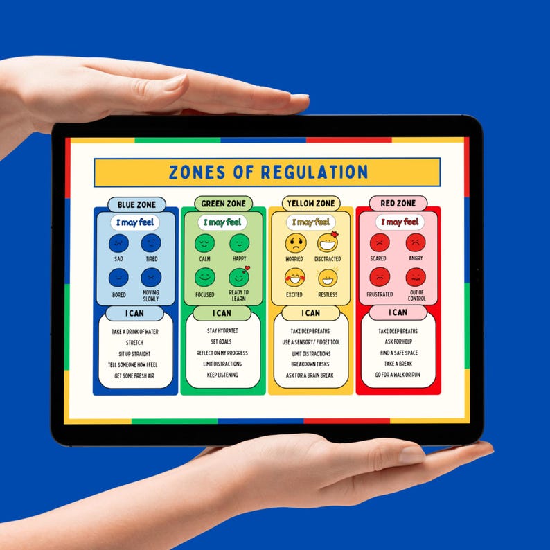 Zones of Regulation - Etsy