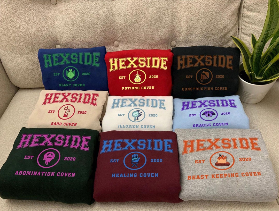 The Owl House Sweatshirt Hexside School of Magic and Demonics - Etsy