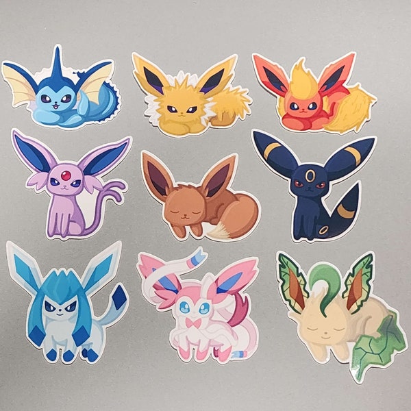 Eevee Evolutions Stickers - Etsy