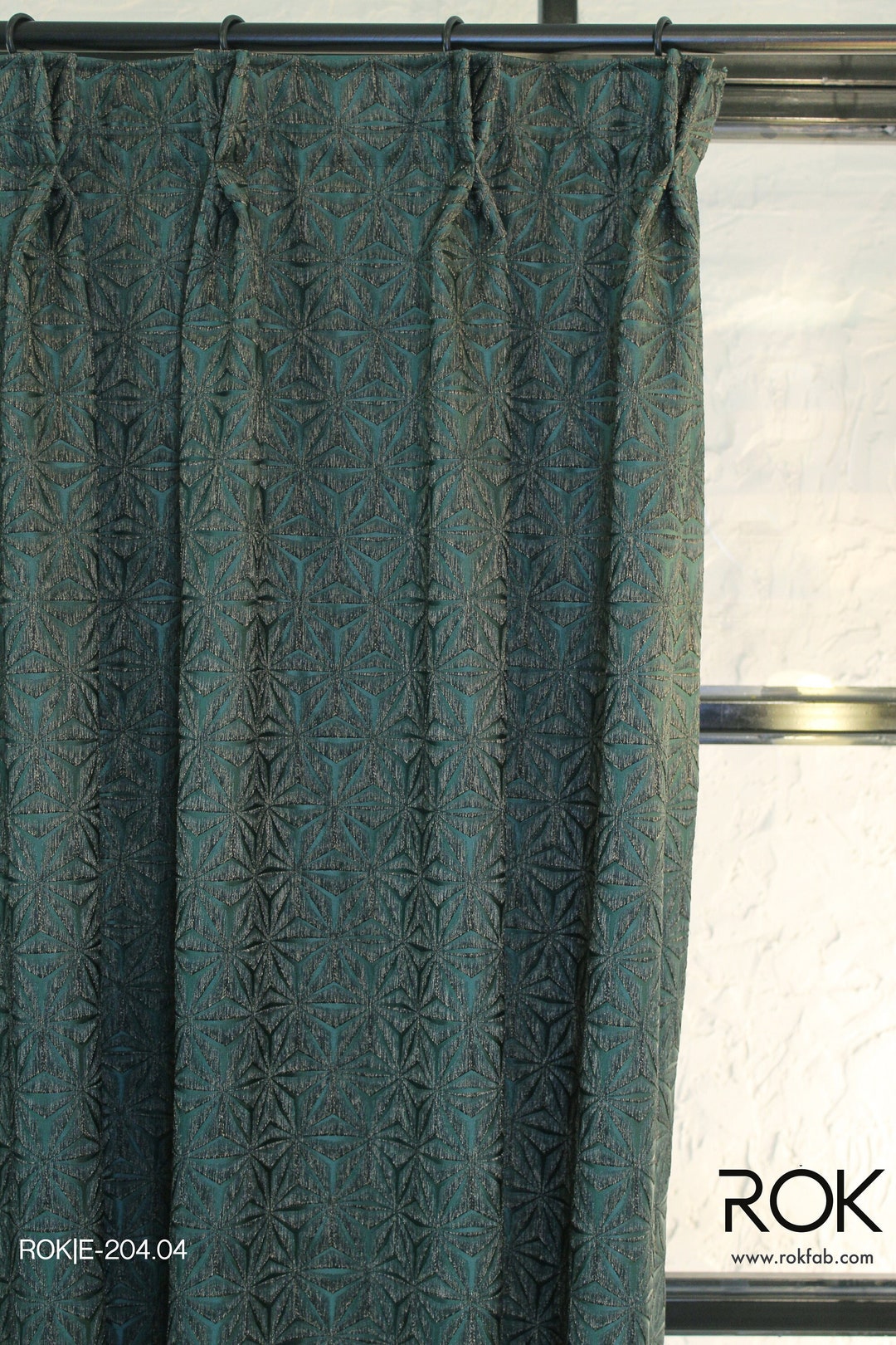 Double Pinch Pleat Triangle Jacquard Patterns, Curtain for Bedroom and ...